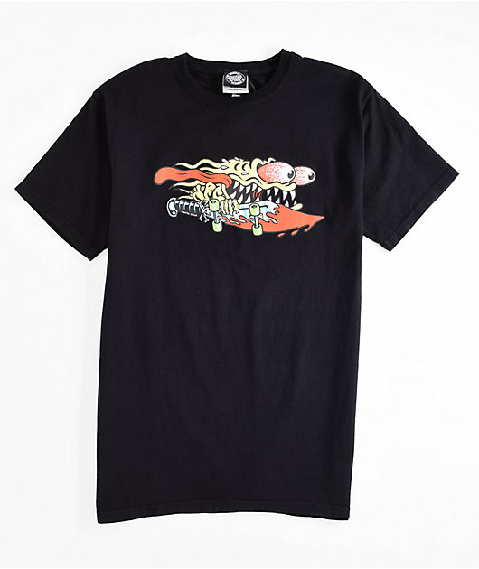 Santa Cruz Meek Slasher Black T-Shirt | Zumiez