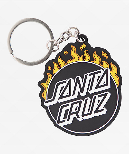 Santa Cruz Minimal Burnt Opus Keychain | Zumiez