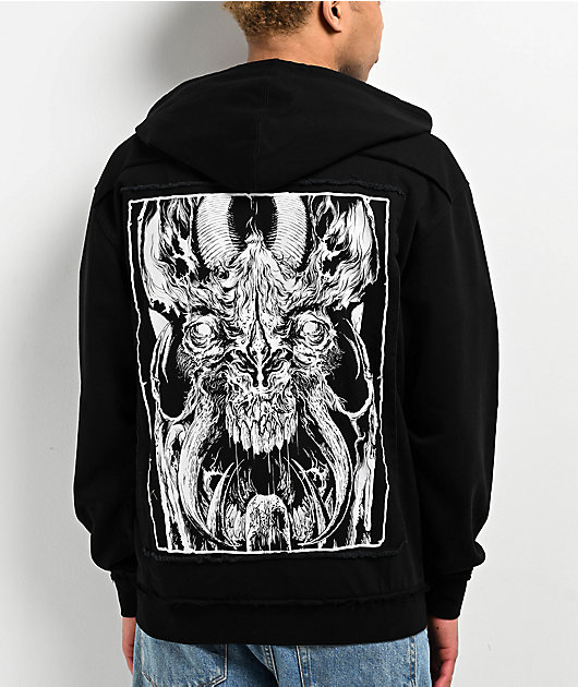 Santa Cruz Winkowski Primeval Black Zip Hoodie | Zumiez