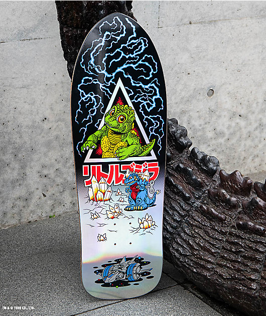 Santa Cruz x Godzilla Jr. Natas 9.8" Skateboard Deck | Zumiez