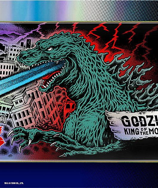 Santa Cruz x Godzilla O'Brien Reaper 8.25" Skateboard Deck | Zumiez