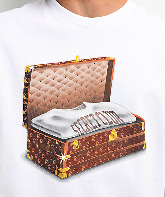 Secret Club Pack Light White T-Shirt | Zumiez