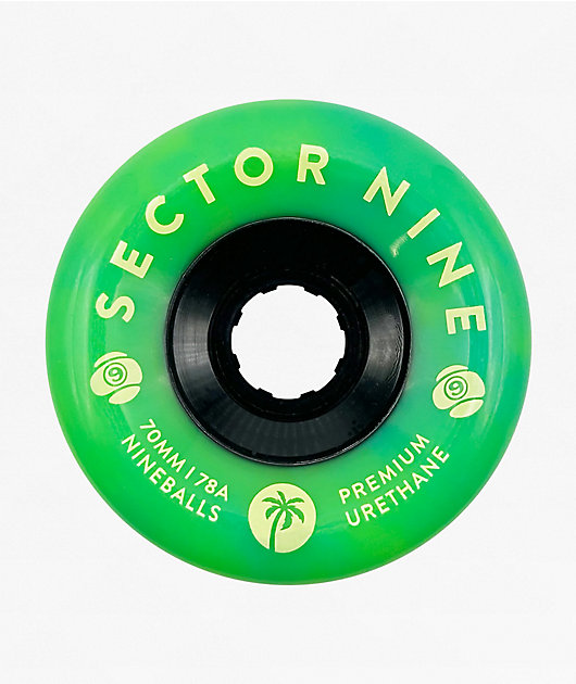 Sector 9 Nineballs 70mm 78a Green Cruiser Skateboard Wheels | Zumiez