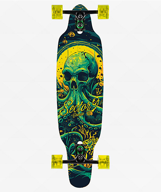 Sector 9 x OneVibe Striker Depths 36.5" Drop Through Longboard Complete ...