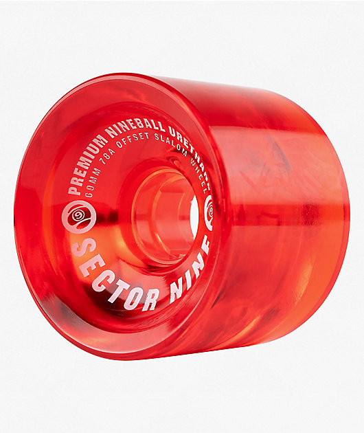 Sector Nine Nineballs 69mm 78a Red Cruiser Skateboard Wheels | Zumiez