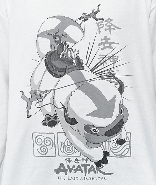 Select Start x Avatar: The Last Airbender Appa White Long Sleeve T-Shirt