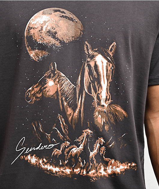 Sendero Midnight Riders Black T-Shirt | Zumiez