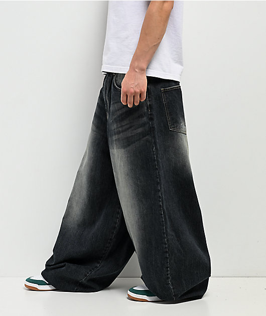 Shaka Wear Barrel Balloon Indigo Wash Denim Jeans | Zumiez