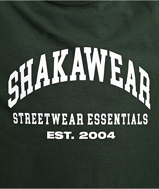 Shaka Wear Collegiate Green T-Shirt | Zumiez