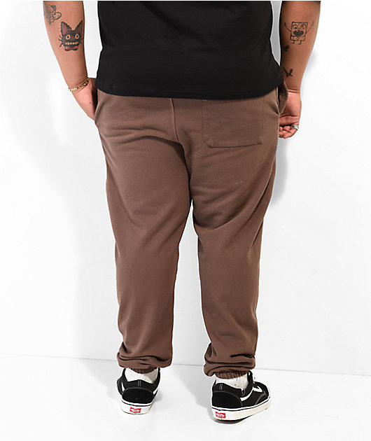 Shaka Wear Garment Dye Mocha Heavyweight Sweatpants | Zumiez