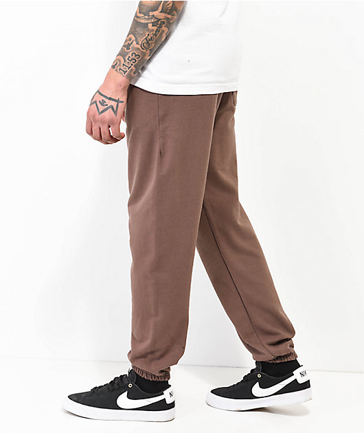 Shaka Wear Garment Dye Mocha Heavyweight Sweatpants | Zumiez