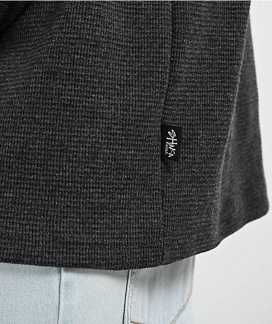 Shaka Wear Grey Heavyweight Thermal Long Sleeve T-Shirt | Zumiez