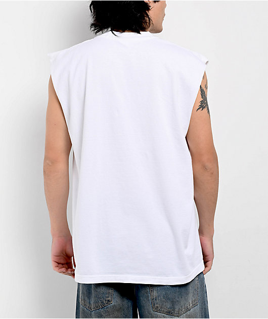 Shaka Wear Max Heavyweight White Tank Top | Zumiez