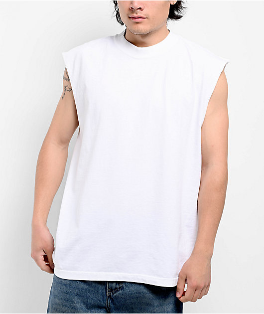 Shaka Wear Max Heavyweight White Tank Top | Zumiez