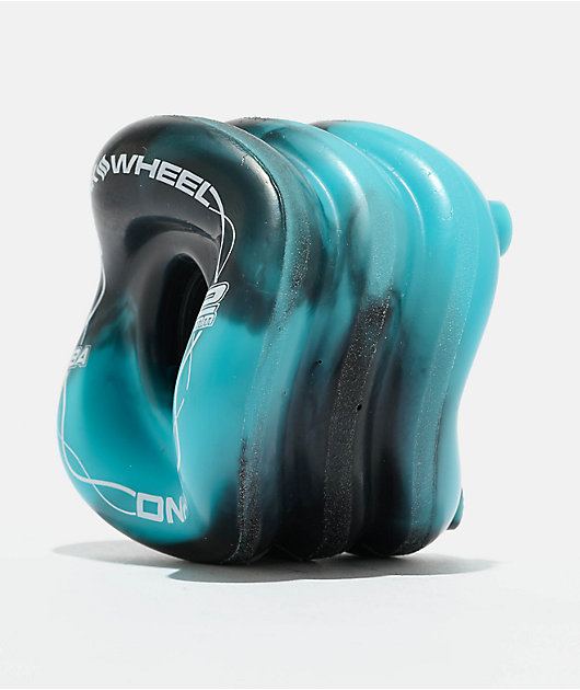 Shark Wheel DNA 73mm 78a Black & Blue Swirl Skateboard Wheels | Zumiez