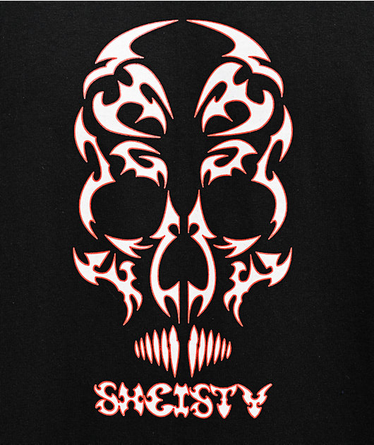 Sheisty Face Tat Black T-Shirt | Zumiez