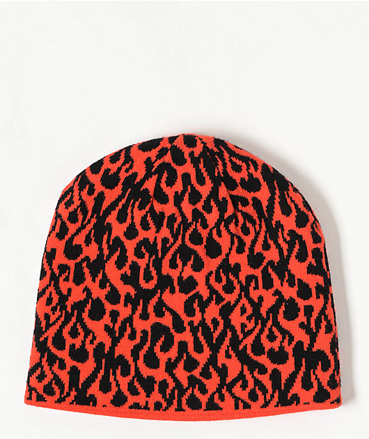 Sheisty Fireball Reversible Skully Beanie | Zumiez