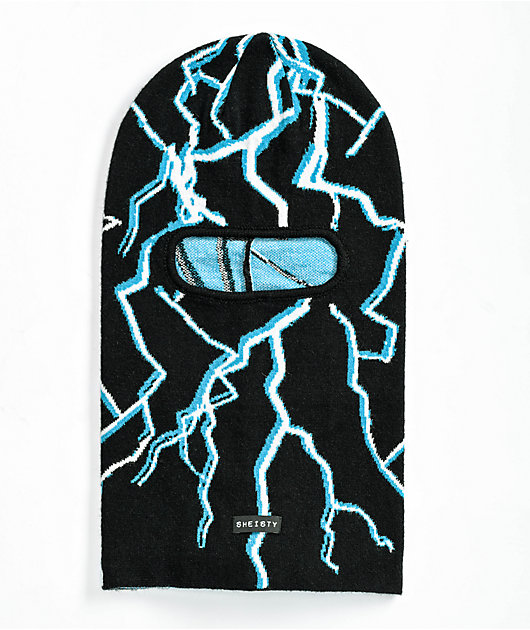 Sheisty Lightning Black & Blue Balaclava | Zumiez