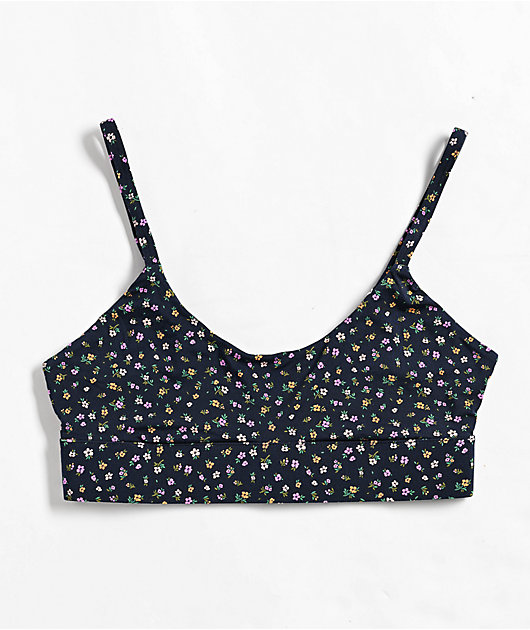 Shinesty Ditsy Daisy Navy Bralette | Zumiez