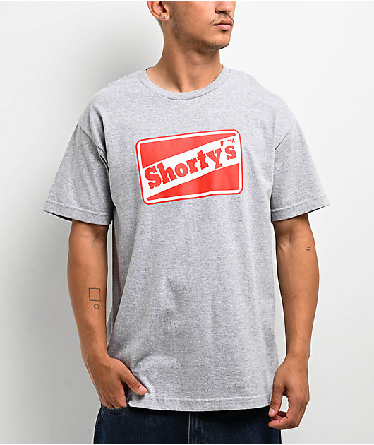 Shorty's OG Logo Heather Grey T-Shirt | Zumiez