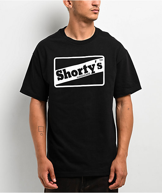 Shorty's OG Outline Black T-Shirt | Zumiez