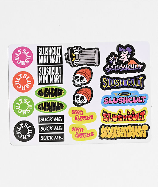 Slushcult Mini Sticker Sheet | Zumiez