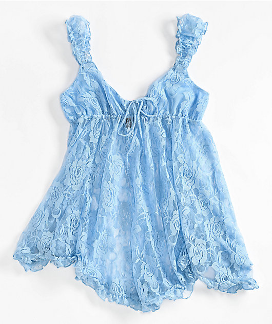 Spicychix Sky Blue Lace Dress | Zumiez
