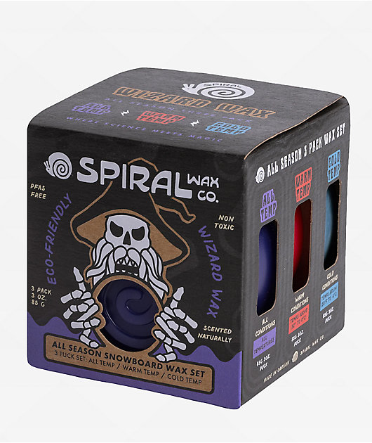 Spiral Wizard 3 Pack Snowboard Wax | Zumiez