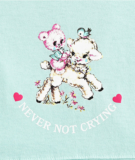 Spirit Jersey Cry Baby Light Blue Long Sleeve T-Shirt | Zumiez