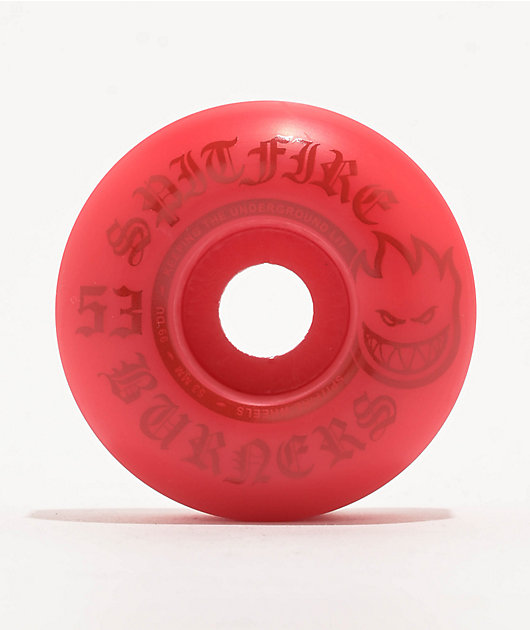 Spitfire Burners Red 53mm 99a Skateboard Wheels | Zumiez