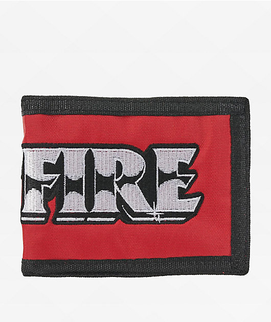 Spitfire Burnout Black Bifold Wallet | Zumiez