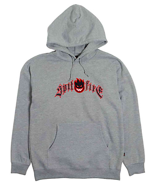 Spitfire Immortal Fire Grey Hoodie | Zumiez