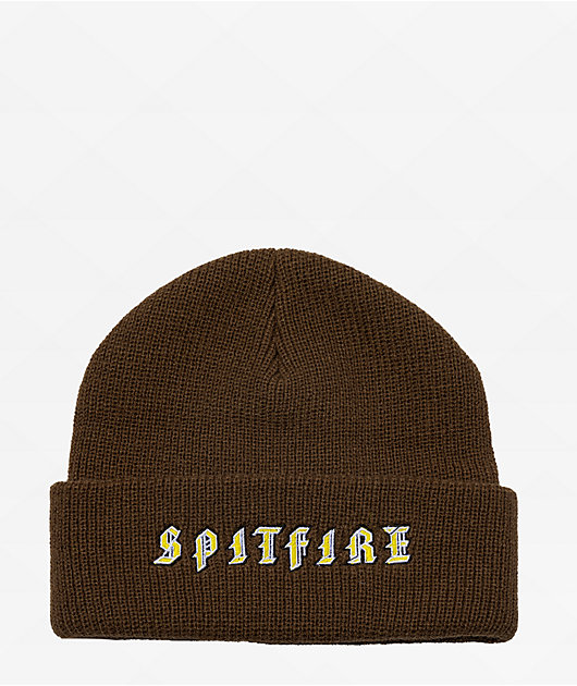 Spitfire Old E Brown Beanie | Zumiez
