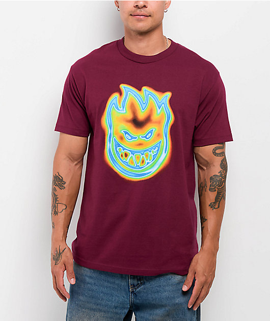 Spitfire Radioactive Bighead Red T-Shirt | Zumiez