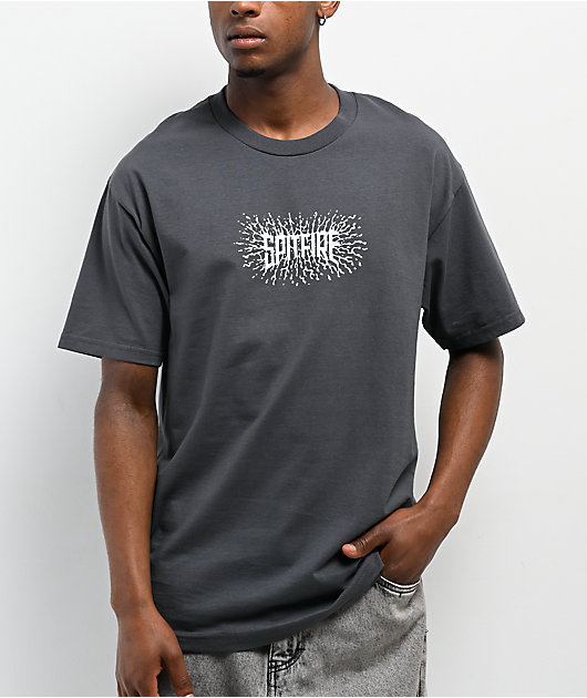 Spitfire Splat Grey T-Shirt | Zumiez