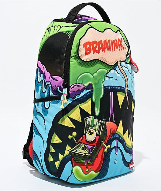 Sprayground Blue Zombie Shark Backpack | Zumiez