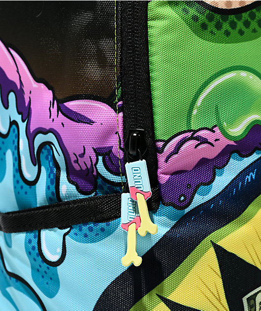 Sprayground Blue Zombie Shark Backpack | Zumiez