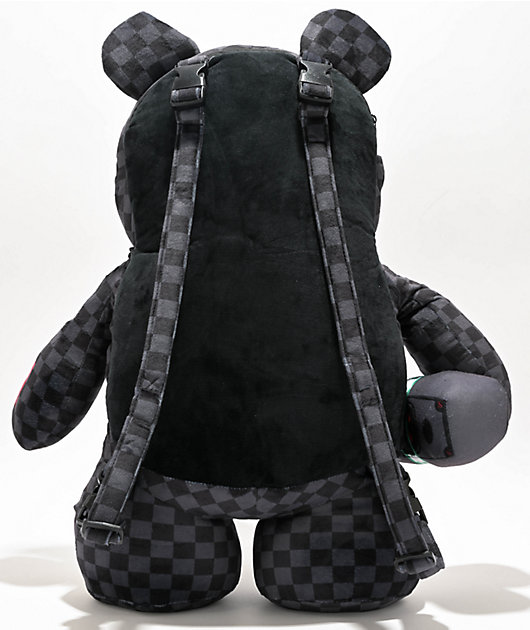Sprayground Censored Black Bear Plush Backpack | Zumiez