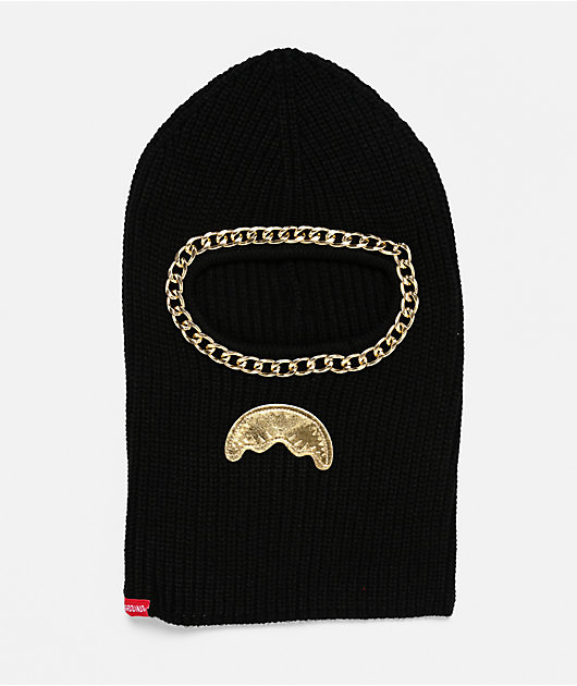Sprayground Chainface Black Balaclava | Zumiez