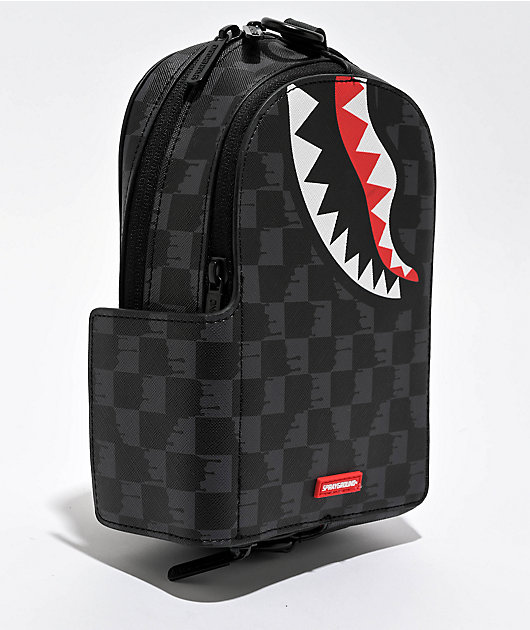 Sprayground Drip Checker Crossbody Bag | Zumiez