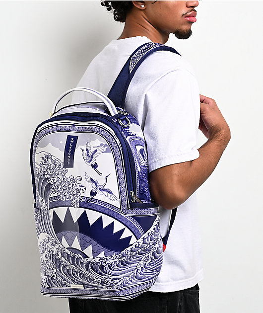 Sprayground Fine China Part Deux Blue Backpack | Zumiez