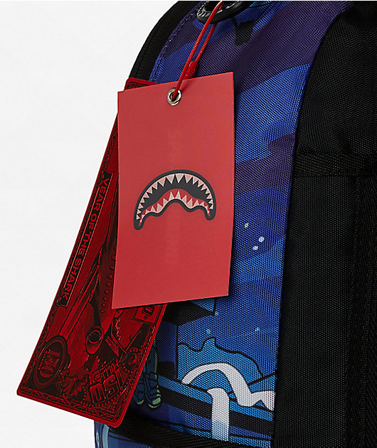 Sprayground Misfits Of Moneyville Blue Backpack | Zumiez