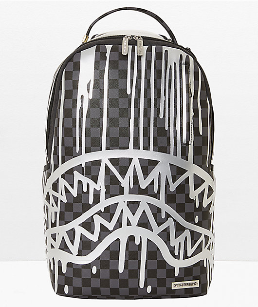 Sprayground Platinum Drips DLX Black Backpack | Zumiez