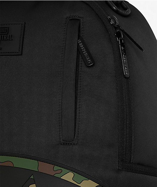 Sprayground Shark Central Black Camo Backpack | Zumiez