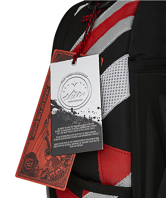 Sprayground Shredded Arctic Backpack | Zumiez