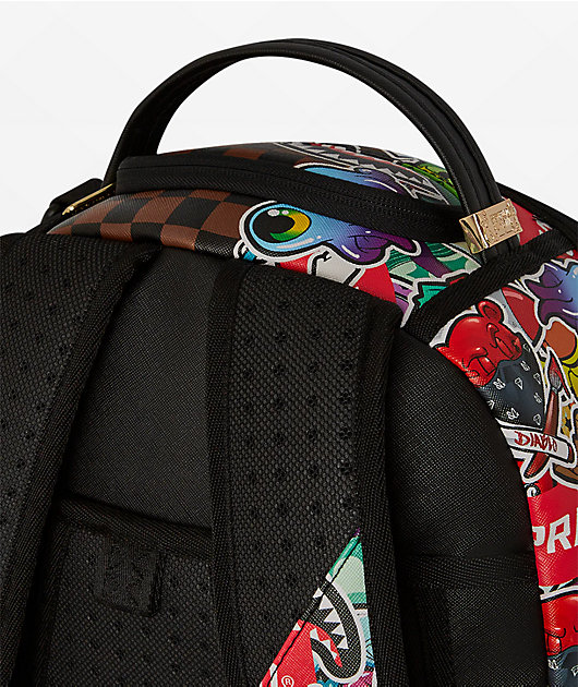 Sprayground Sticker Bomb Backpack | Zumiez