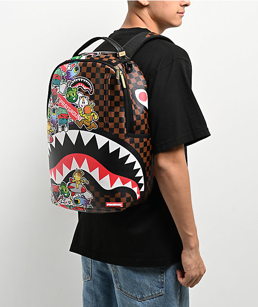 Sprayground Sticker Bomb Backpack | Zumiez