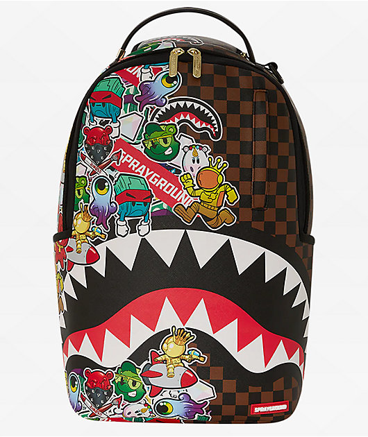 Sprayground Sticker Bomb Backpack | Zumiez