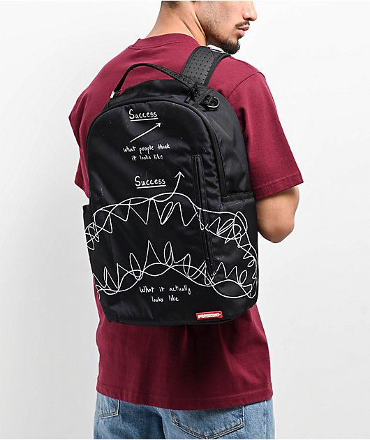 Sprayground Success Scribble Black Backpack | Zumiez