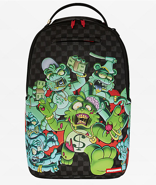 Sprayground Zombie Bears Black & Green Backpack | Zumiez